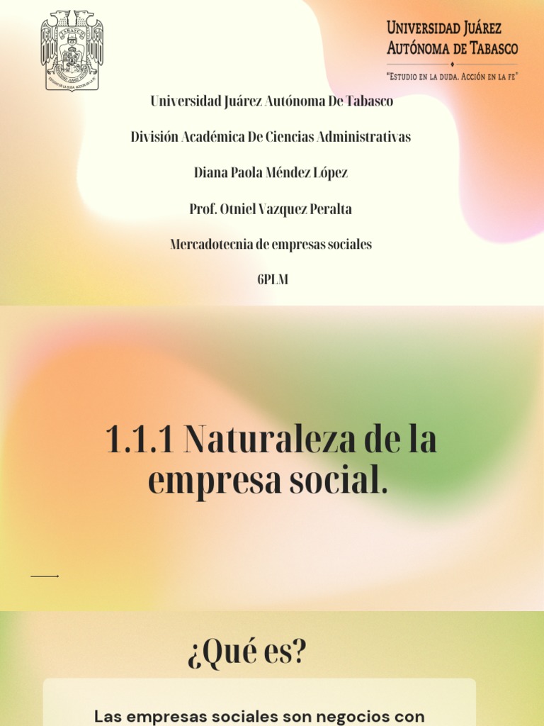 Naturaleza de Las Empresas Sociales | PDF | Sociedad | Economía social
