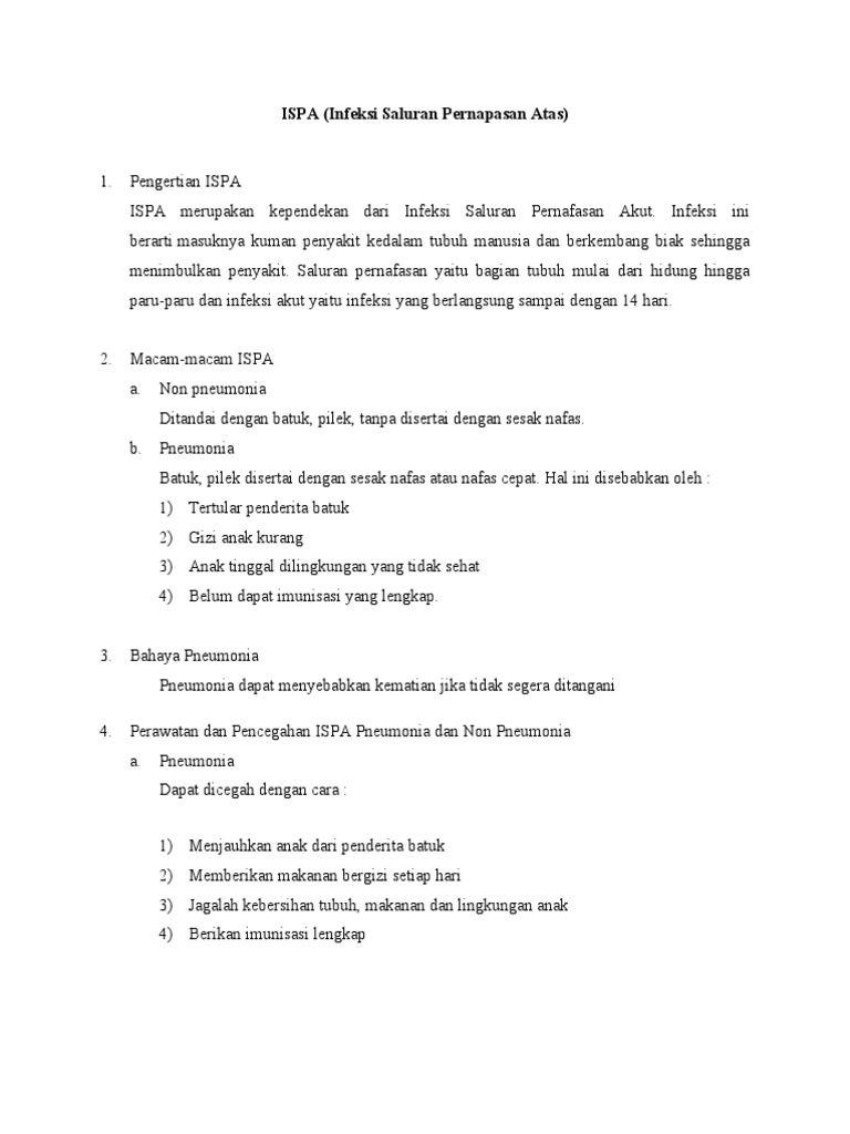 SAP Ispa | PDF | Kesehatan Holistik