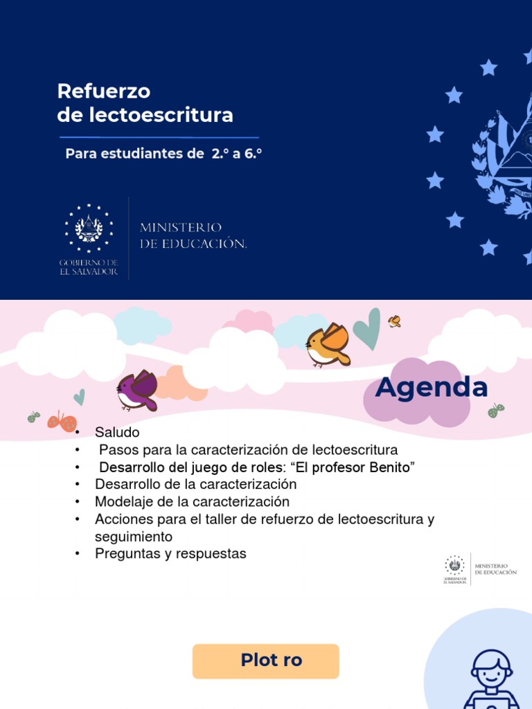 Presentación Refuerzo de Lectoescritura para Jornada Con Docentes | PDF ...