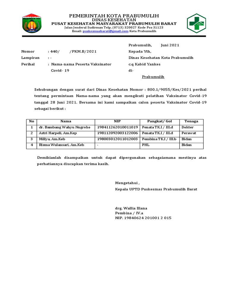 Vaksinator DR Bambg | PDF