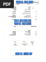 Contoh Senarai Menu RMT Sekolah Rendah 2023 | PDF