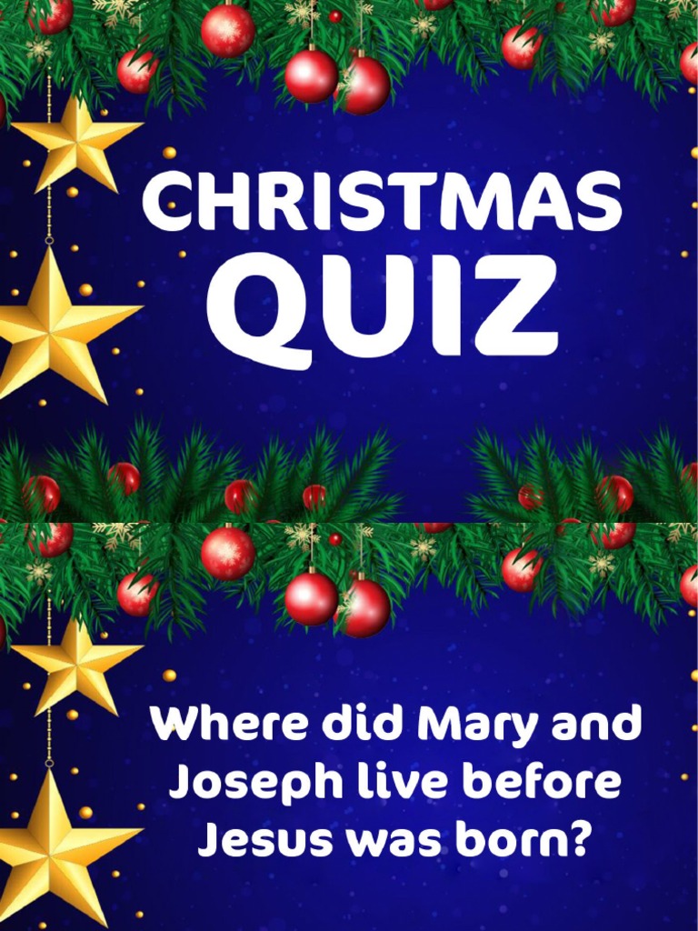 Christmas Quiz PDF