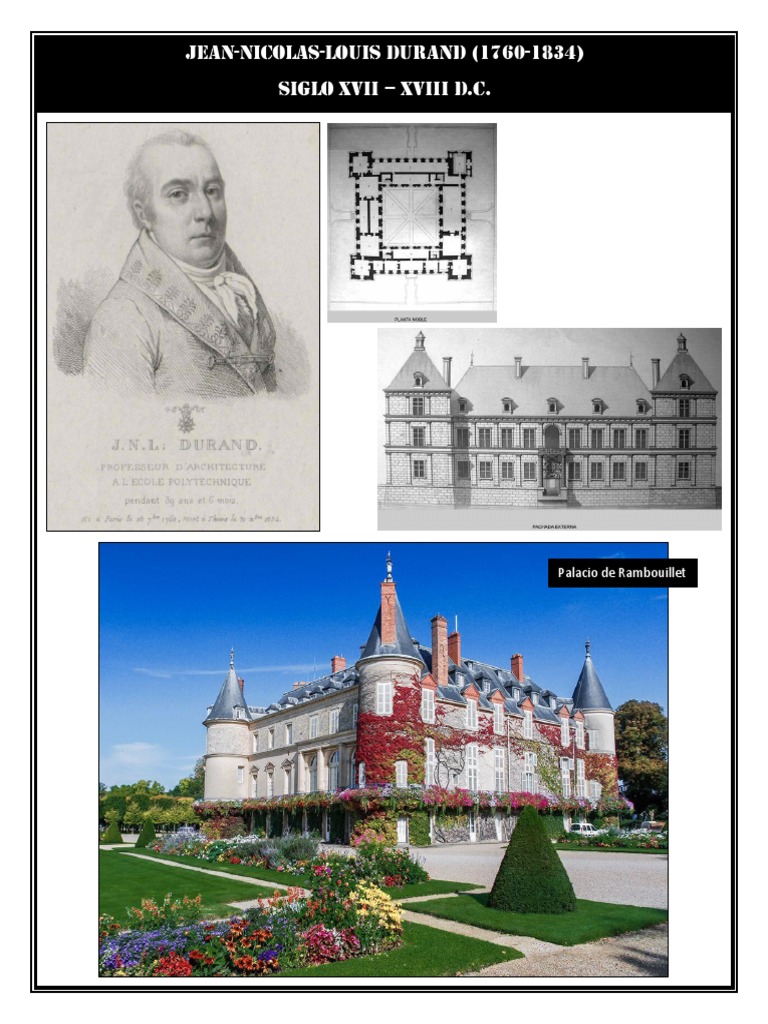 Tratado de La Arquitectura - Arq. Jean Nicolás Louis Durán | PDF ...
