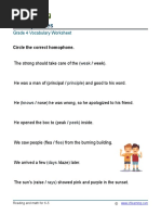 Formal Letter Writing - Grade 4 | PDF | Human Communication