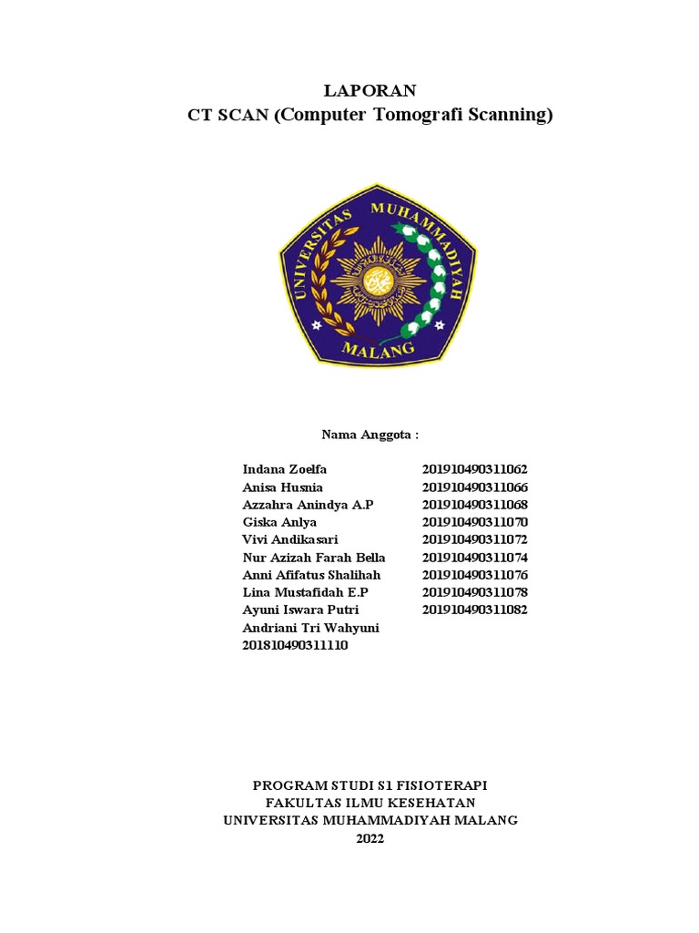 Laporan CT Scan | PDF