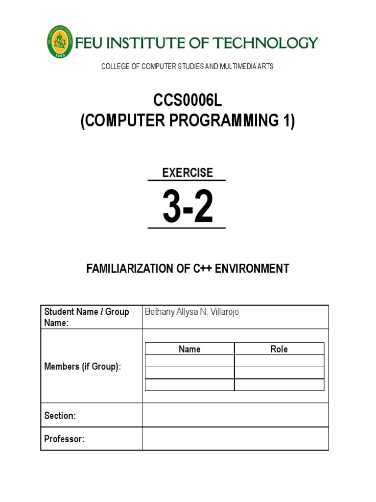Villarojo Tfa3 1 | PDF | C++ | Computer Science