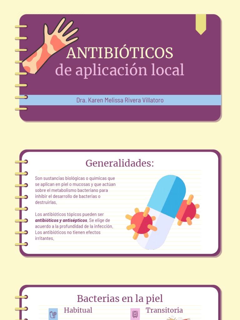 Dosis de politriacina en antibióticos tópicos | PDF | Las bacterias ...