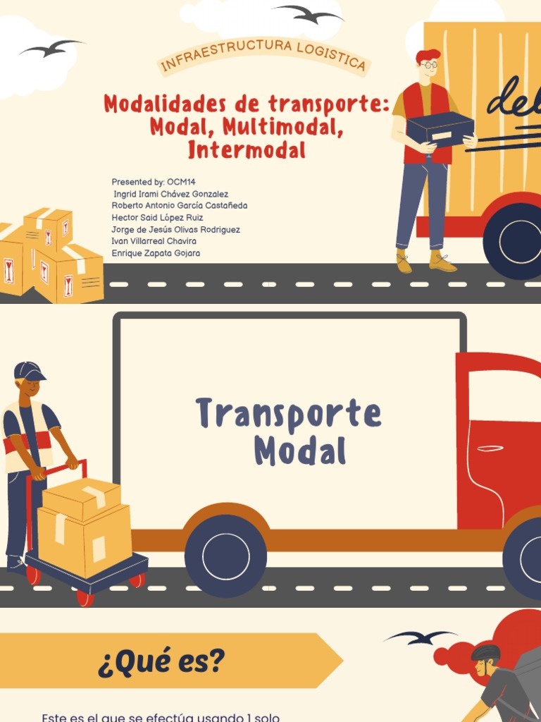 Transporte Modal, Intermodal y Multimodal | PDF | Transporte Intermodal ...