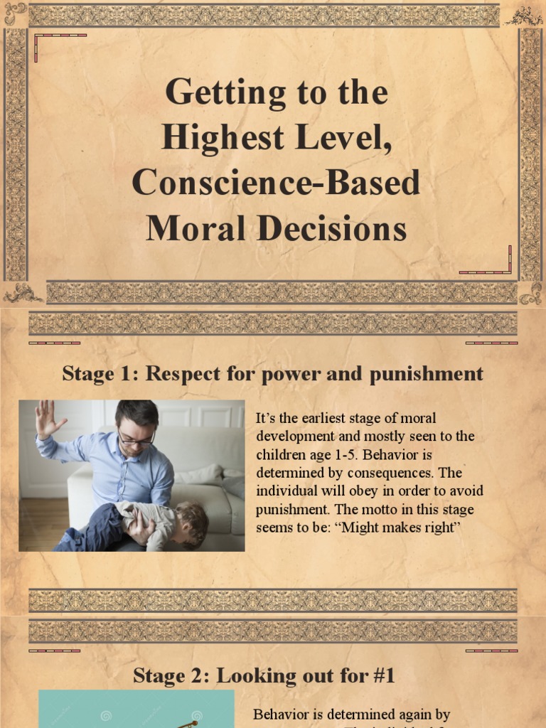 Kohlberg's Stages of Moral Development | PDF | Behavior | Conscience