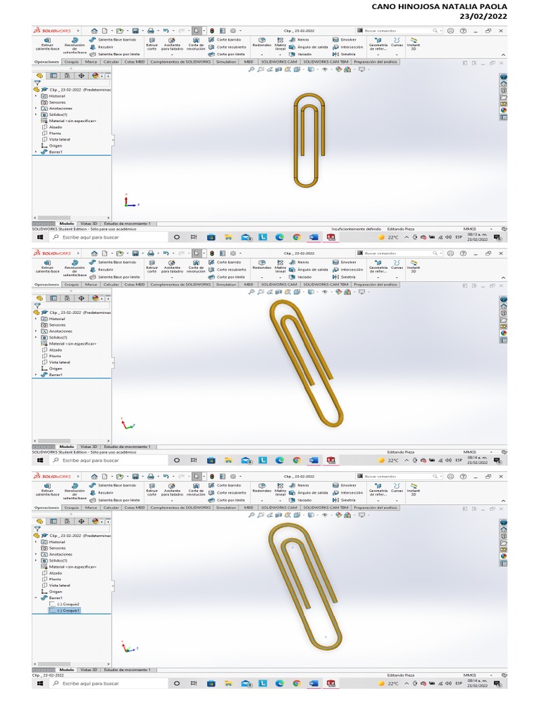 Clip SolidWorks | PDF