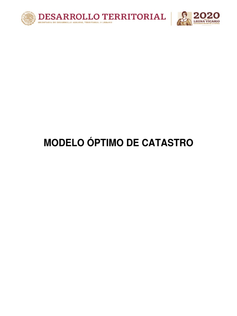 V Modelo CAT 2020 | PDF | Federación | México