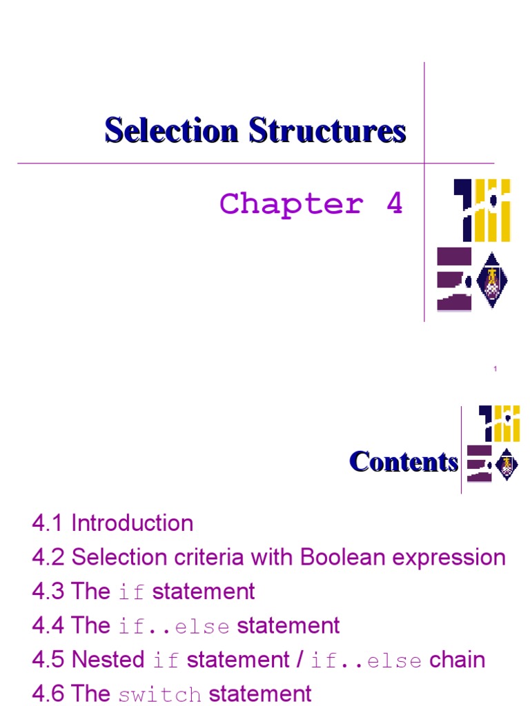 Chapter 4 (CSC415) | Download Free PDF | Boolean Data Type | Control Flow