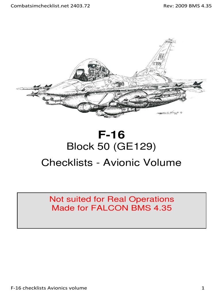Avionic Checklists | PDF | Aerospace | Aircraft
