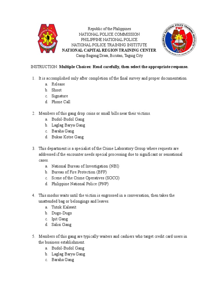 Understanding Common Criminal Modus Operandi and Philippine Law ...
