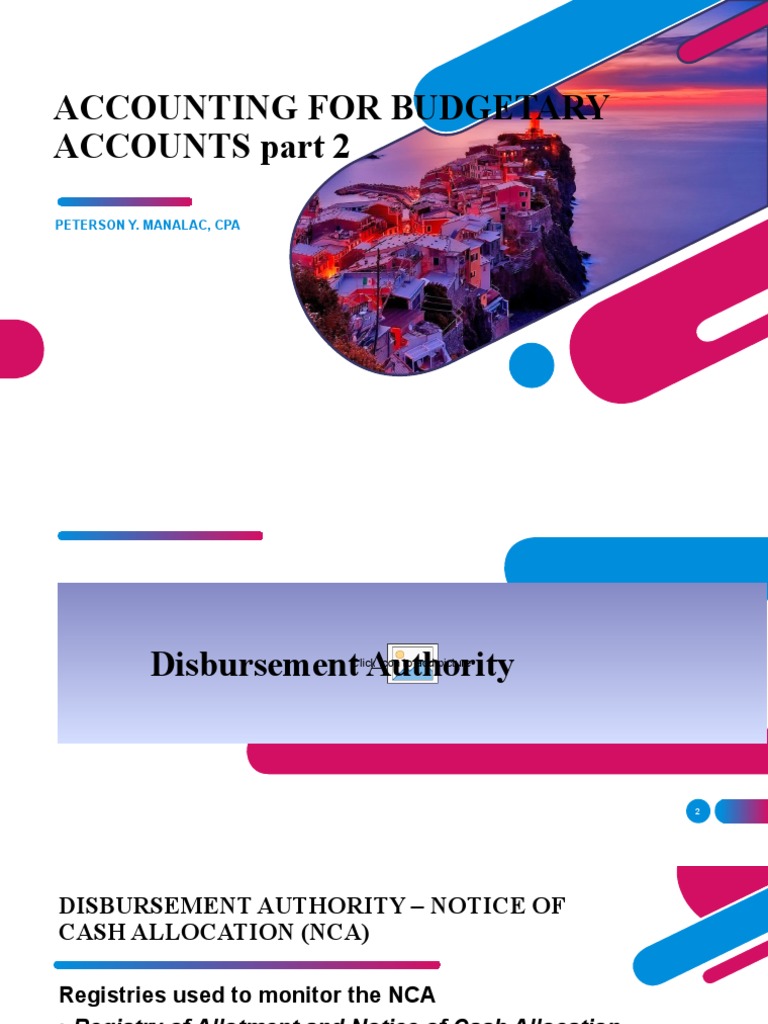 Budgetary Accounts Management Guide | PDF | Budget | Employment