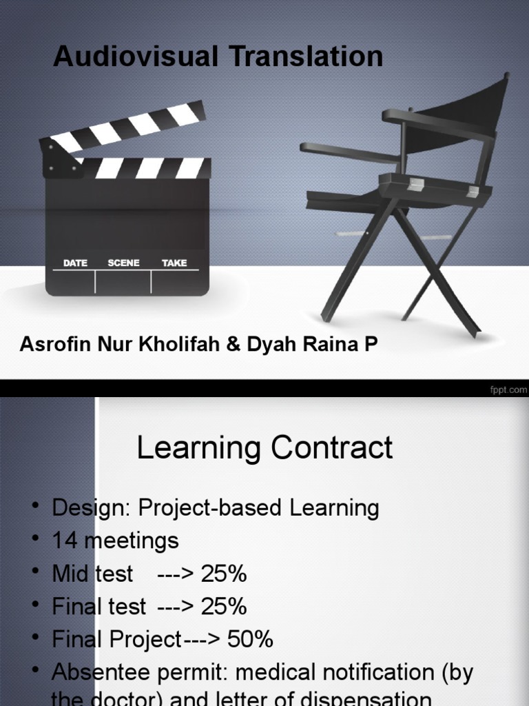 Audiovisual Translation: Asrofin Nur Kholifah & Dyah Raina P | PDF