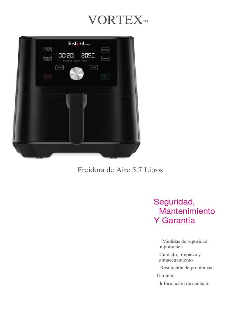 VorteX 6-220V Manual-SPANISH Low Res - 081420 | PDF