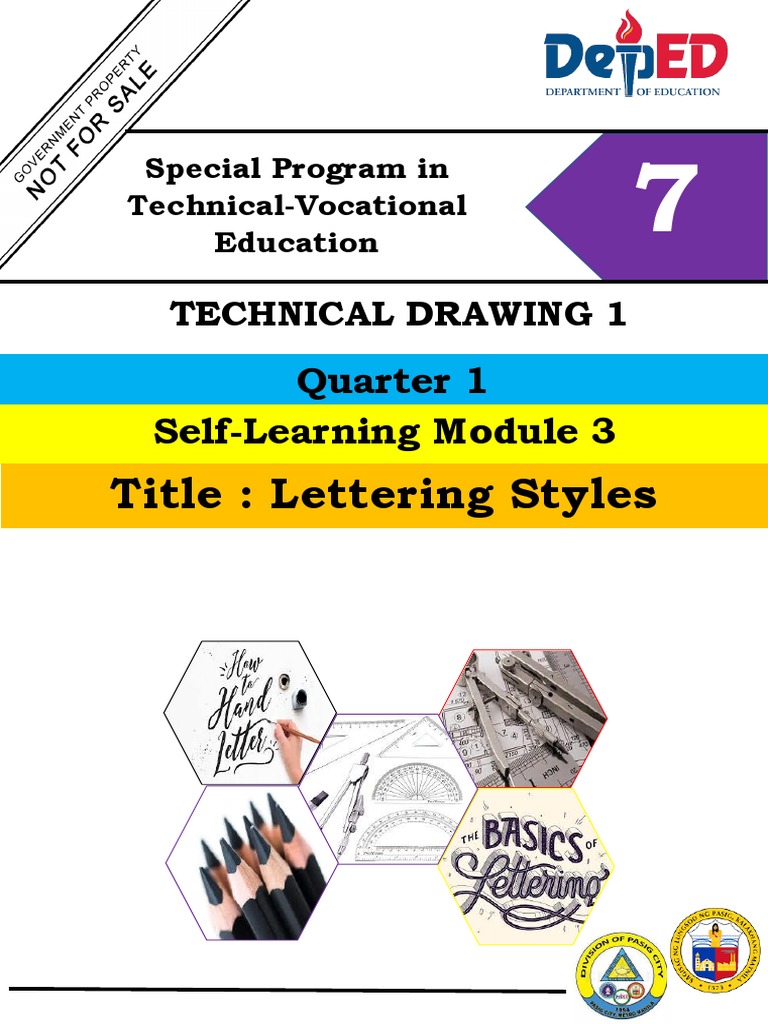 Sptve Techdrwg7 Q1 M3 | PDF | Serif | Learning