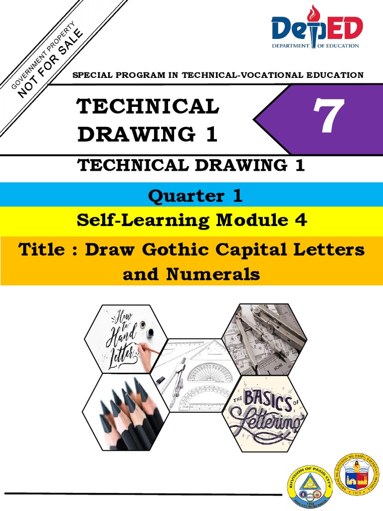 Sptve Techdrwg7 Q1 M4 | PDF | Learning | Pencil