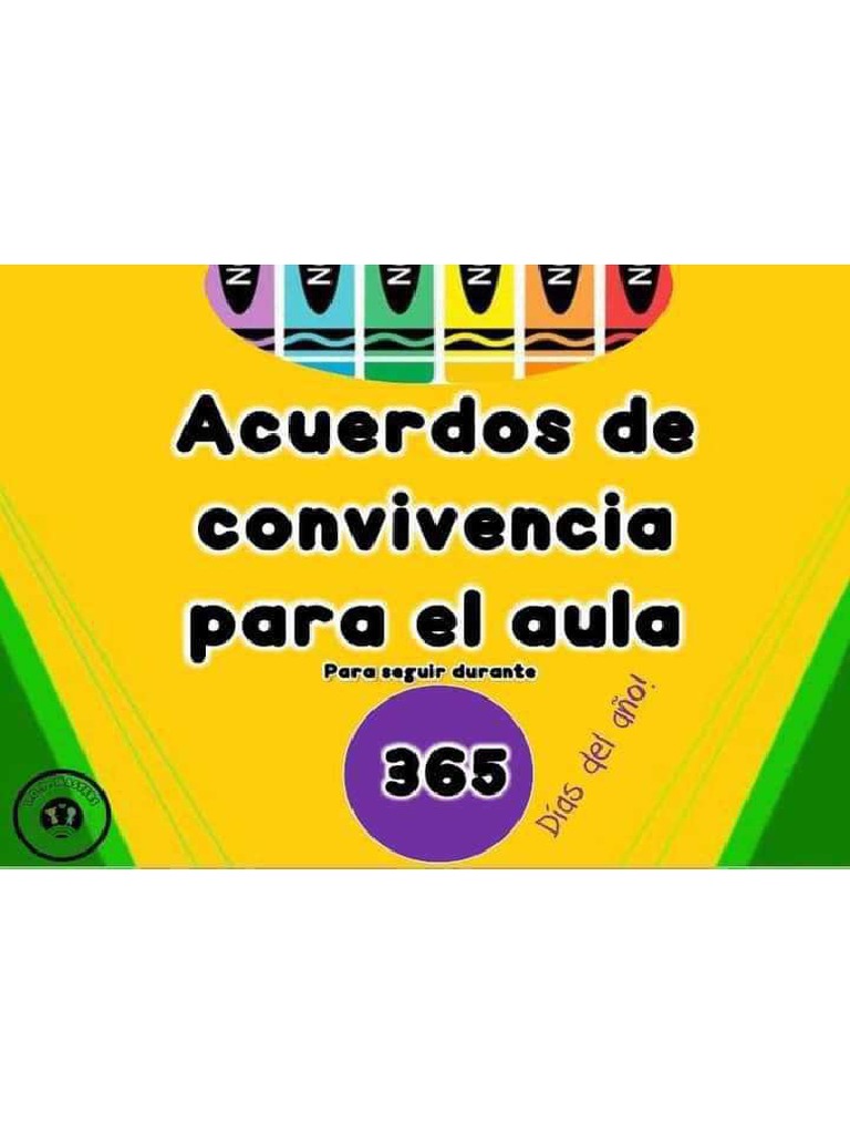 Acuerdos de Convivencia para El Aula | PDF