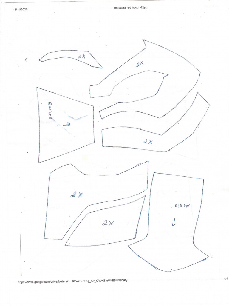 Mascara Red Hood | PDF