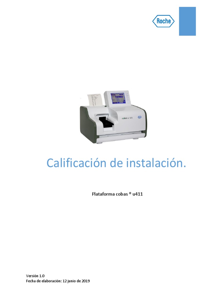 Calificación de Instalación.: Plataforma Cobas ® U411 | PDF