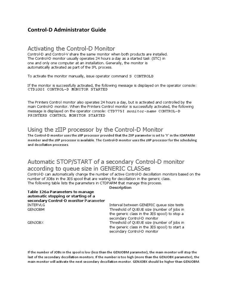 Control-D Administrator Guide | PDF | Systems Engineering | Operating System Technology