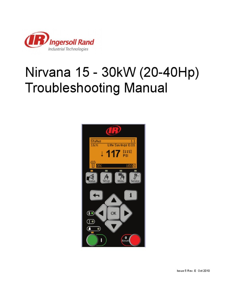 Nirvana 15-30kW (20-40Hp) Troubleshooting | PDF | Electric Motor | Power Supply