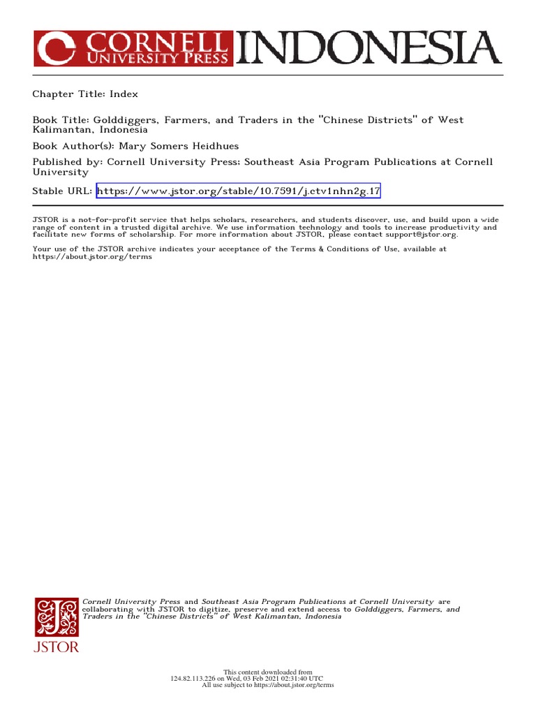 Index | PDF | Malaysia | Borneo