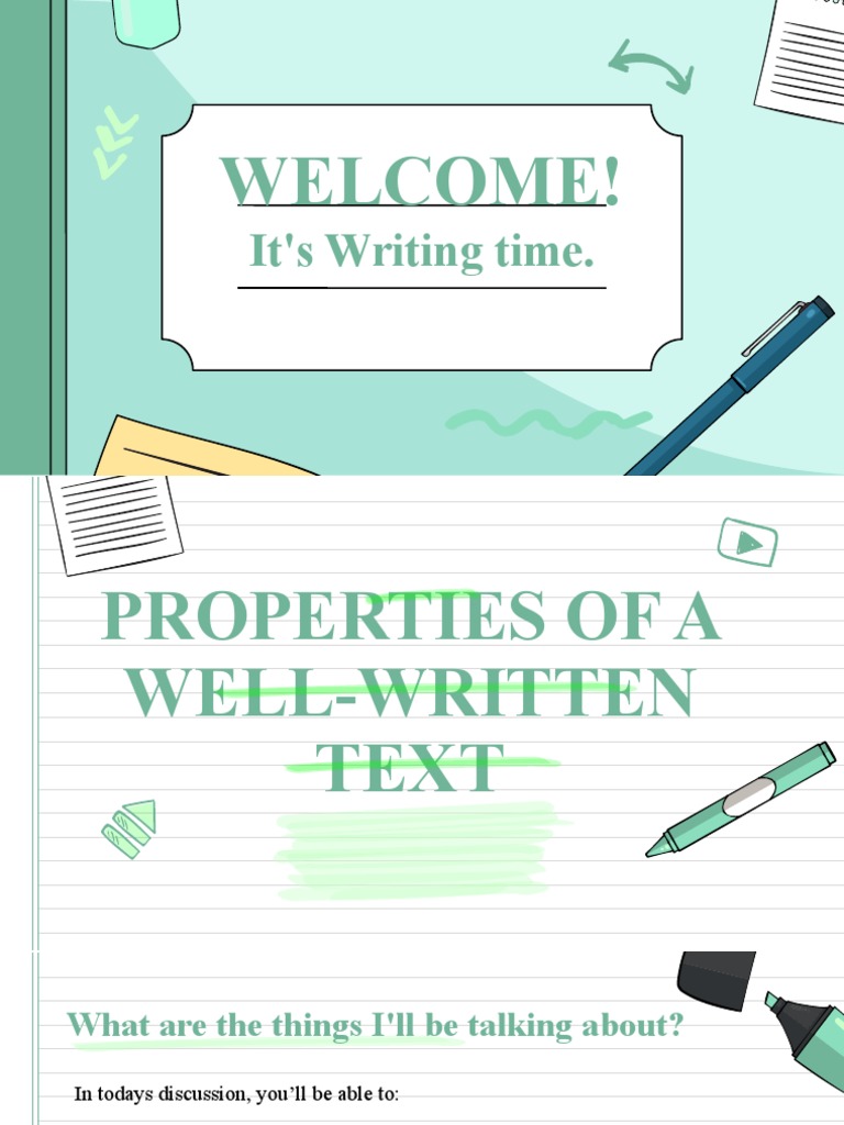 Properties of A Well-Written Text | PDF | Planets | Pluto