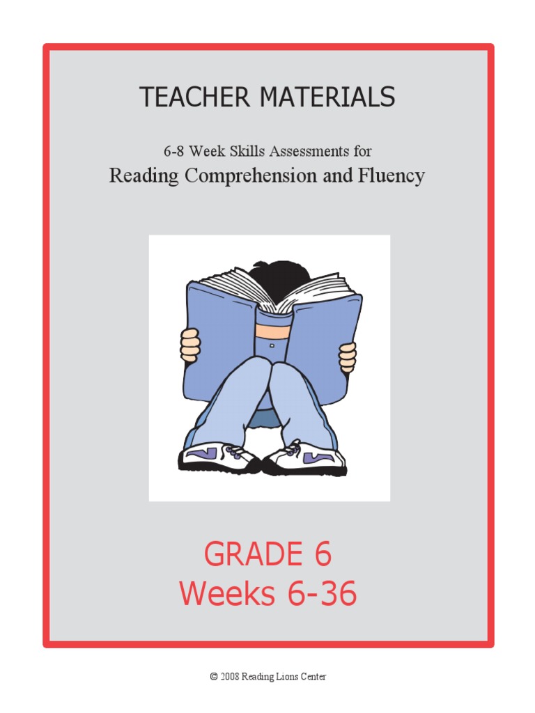Gr. 6 Teacher Materials Booklet | PDF | Reading Comprehension | Jackie ...