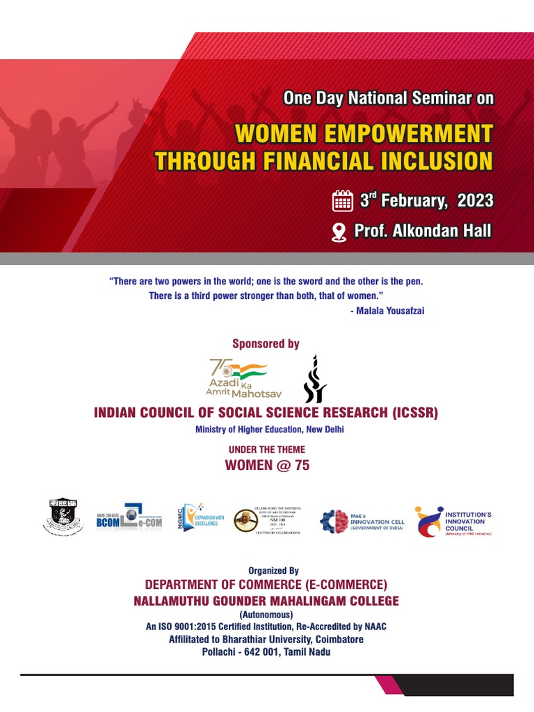 Brochure NGM College | Download Free PDF | Financial Inclusion | College