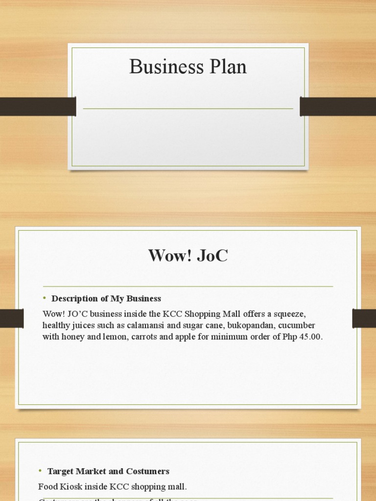 Business Plan | PDF | Revenue | Economies