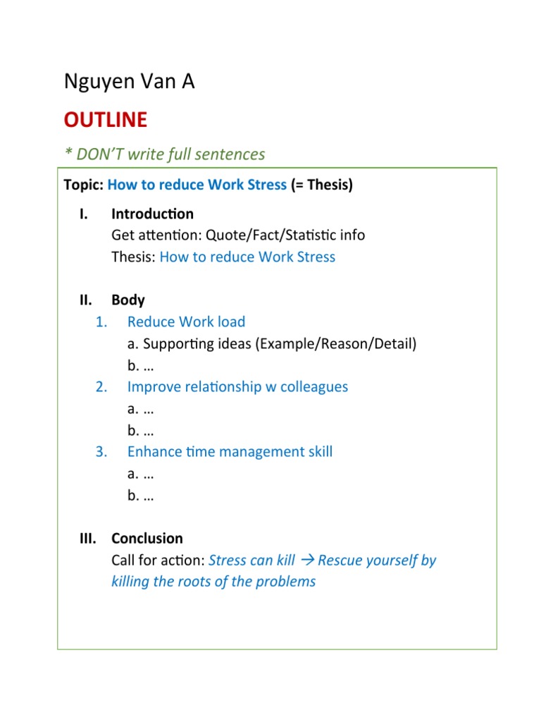 Detailed Outline | PDF