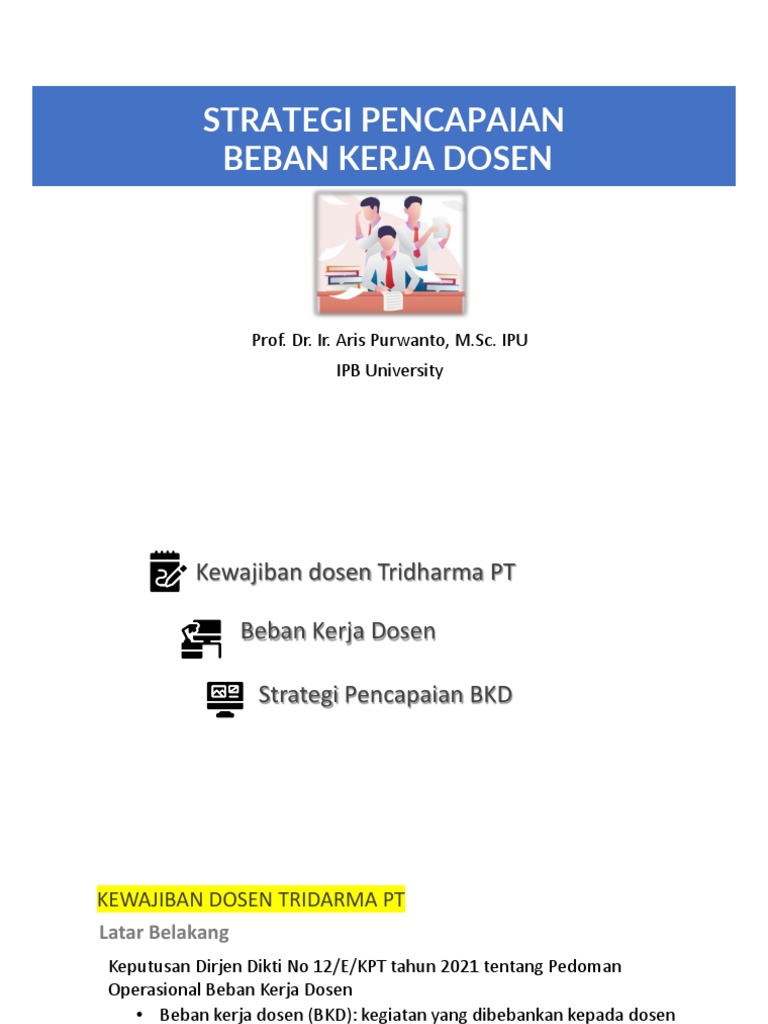 Strategi BKD Dosen di PT | PDF | Karier & Perkembangan