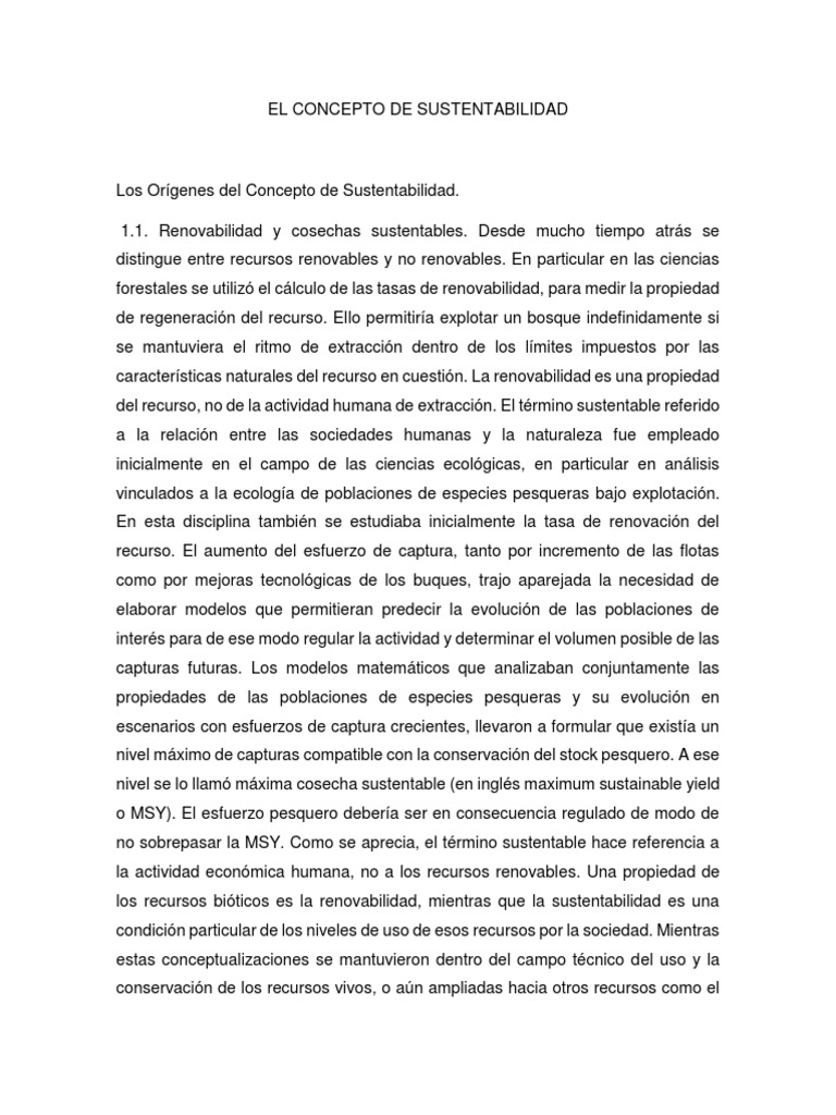 Concepto De Sustentabilidad Descargar Gratis Pdf Sustentabilidad