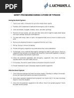 Typhoon Readiness Checklist | PDF | Emergency Management | Safety
