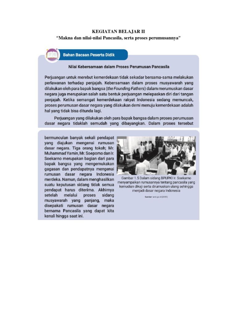 Materi Bab I Kegiatan 2 | PDF