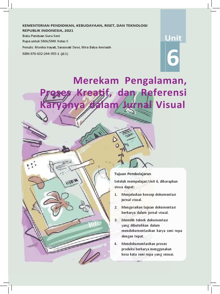 Buku Guru Seni Rupa - Buku Panduan Guru Seni Rupa Bab 6 - Fase E | PDF