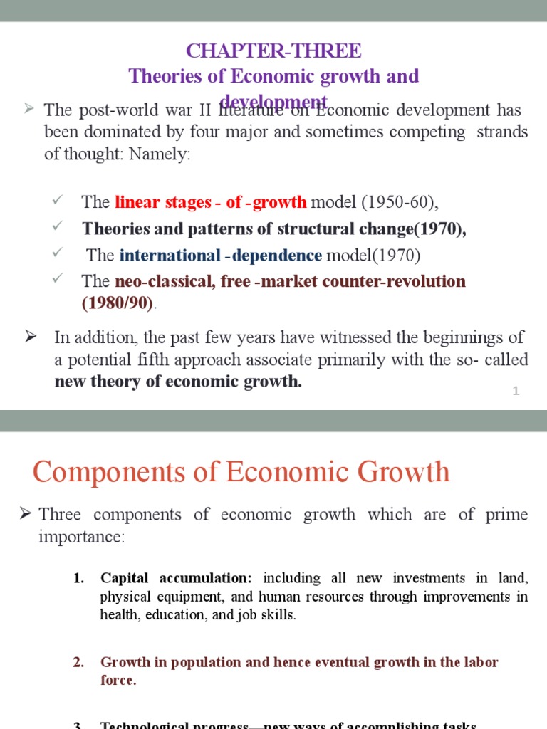 Dev't Economics I CH-3 | PDF | Economic Growth | Production Function