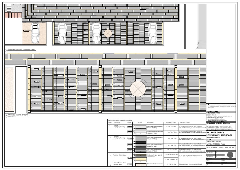 Parking Paving Pattern Plan | PDF | Building Engineering | Building ...