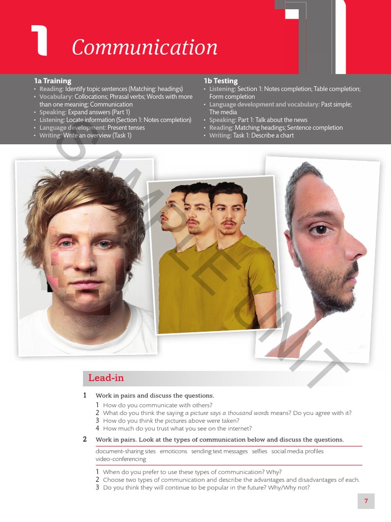 Sample Unit: Communication | PDF | Camera | Photograph