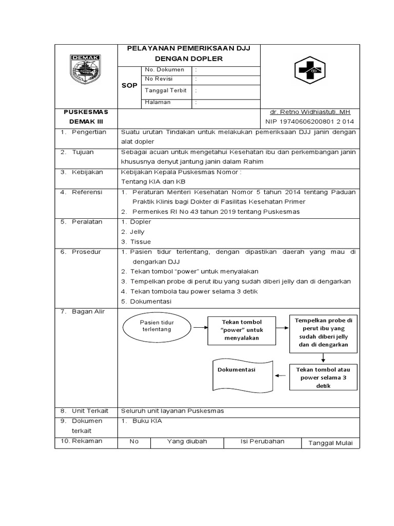PEMERIKSAAN DJJ DOPLER | PDF