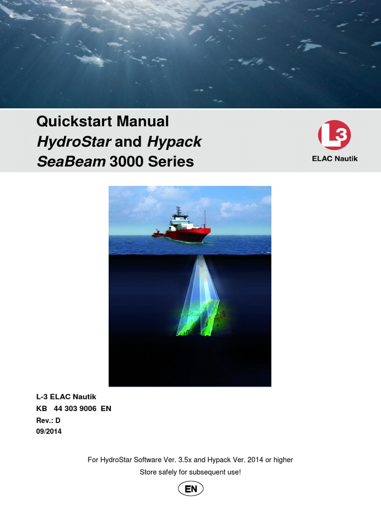 Quickstart Hydrostar and Hypack Seabeam 3000 Rev - D | PDF | Computer Science | Computer Engineering