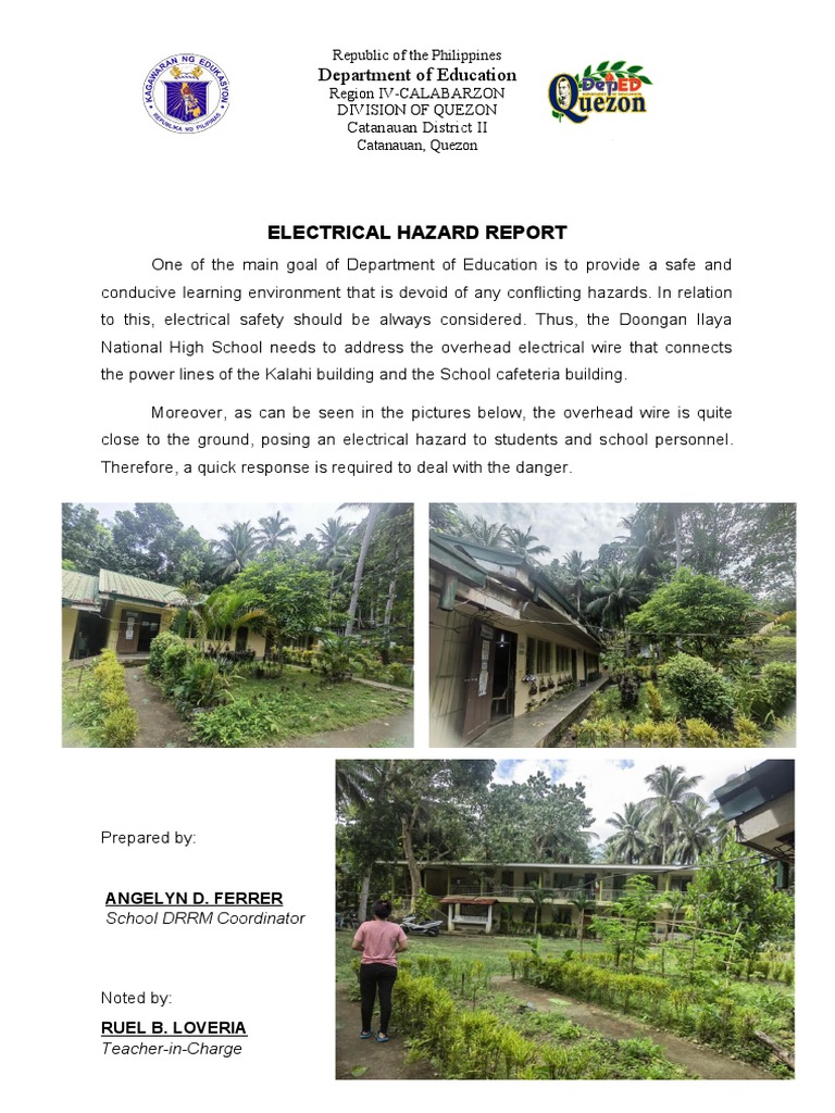 Electrical Hazzard Report | PDF