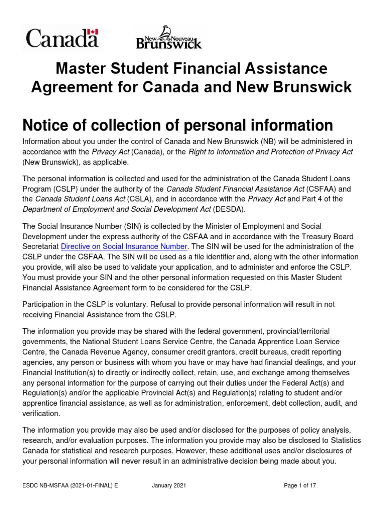 NB-MSFAA PDF Jan2021 FINAL E | PDF | Loans | Interest