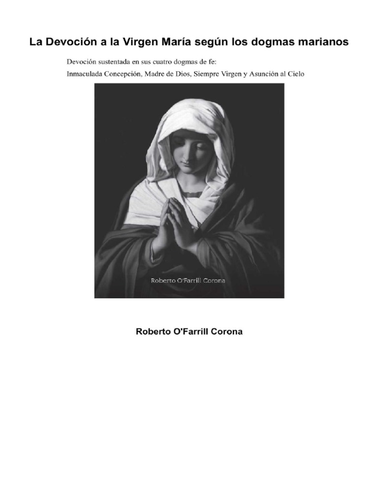 La Devocion a la Virgen Maria s - Roberto O'Farrill Corona | PDF ...
