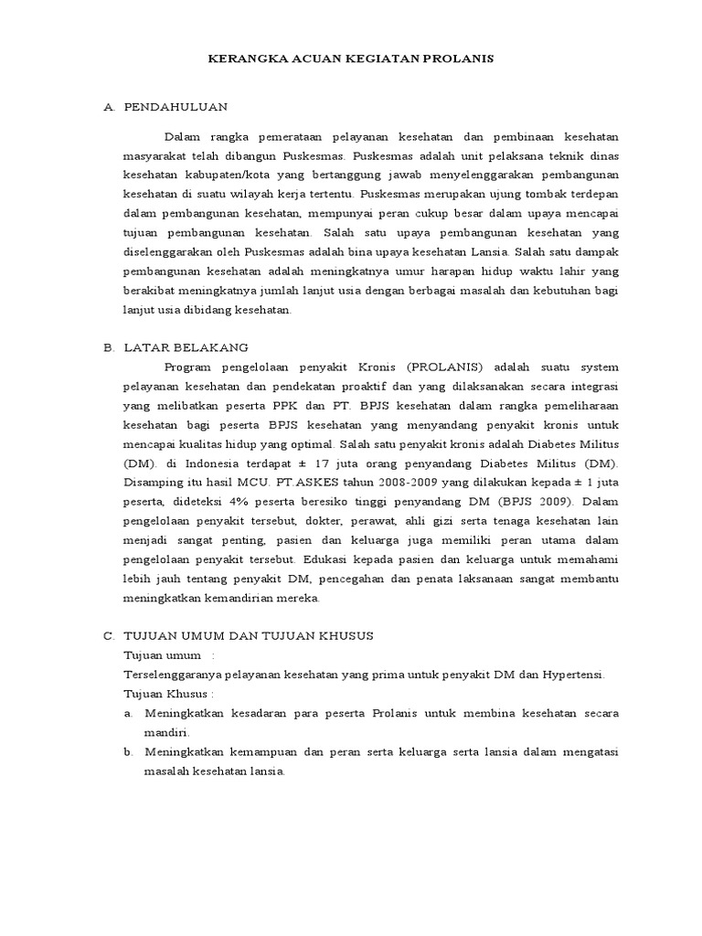 Kak Prolanis | PDF