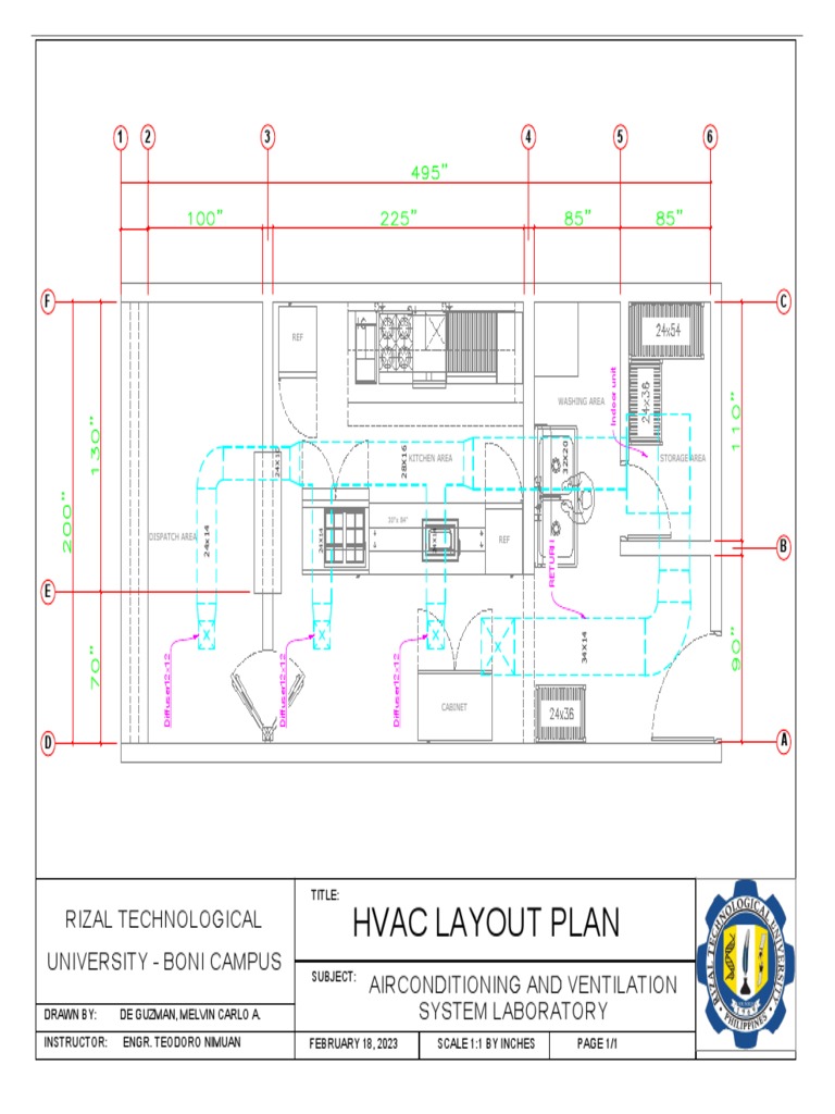 HVAC LAYOUT PLAN-Layout3 | PDF | Domestic Implements | Thermodynamics