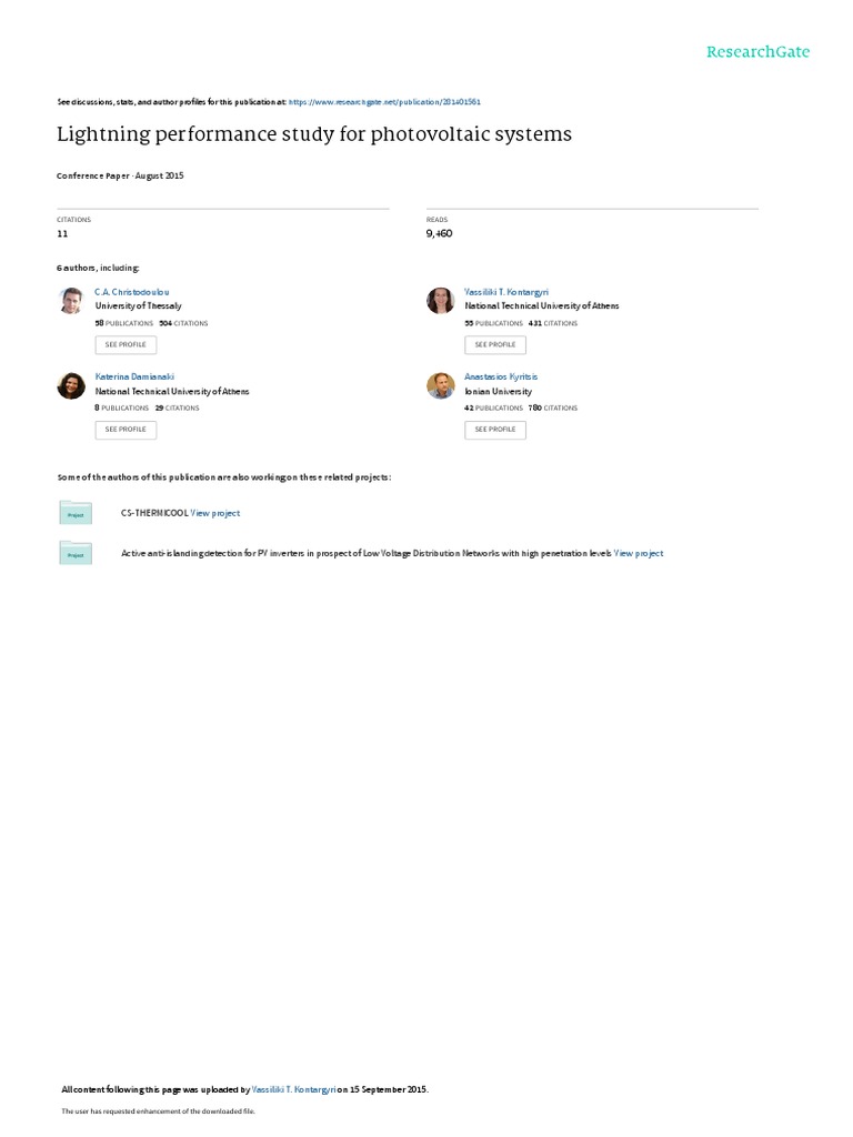 Induction Loops Formed in A PV Installation | PDF | Photovoltaics ...